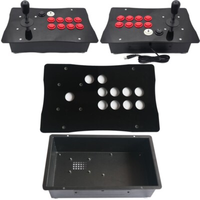 DIY American-Style Fightstick – Joystick + Metal Case with Large ...