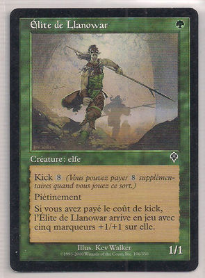 MTG Magic INV - (2x) Llanowar Elite/Elite de Llanowar, French/VF | eBay