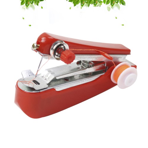 Mini Sewing Machine Portable Travel Manual Stitching Tool Home Small | eBay