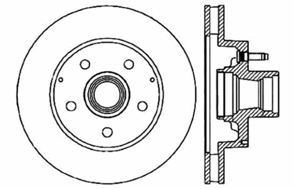 Disc Brake Rotor and Hub Assembly-C-TEK Standard Disc Brake Rotors FVP ...