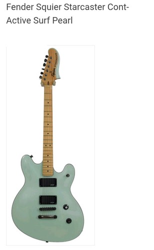 Fender Squier Contemporary Active Starcaster Ice Blue Metallic. | eBay