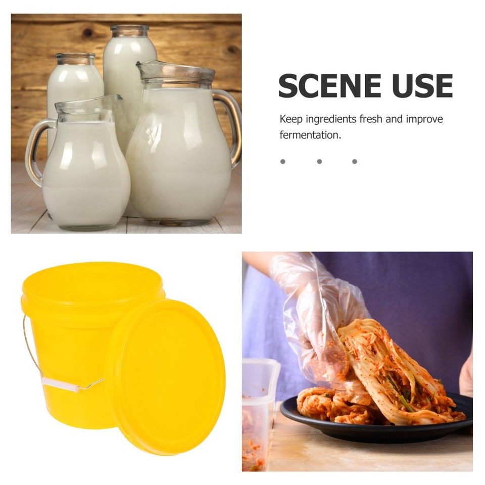 Gallon Bucket Brewing Container Airtight Food Containers Fermentation ...