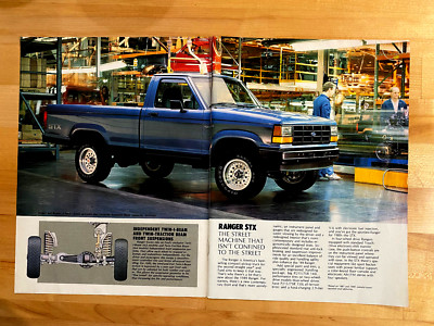 1989 Original Print 2 Page Ad Ford Ranger STX 4x4 | eBay