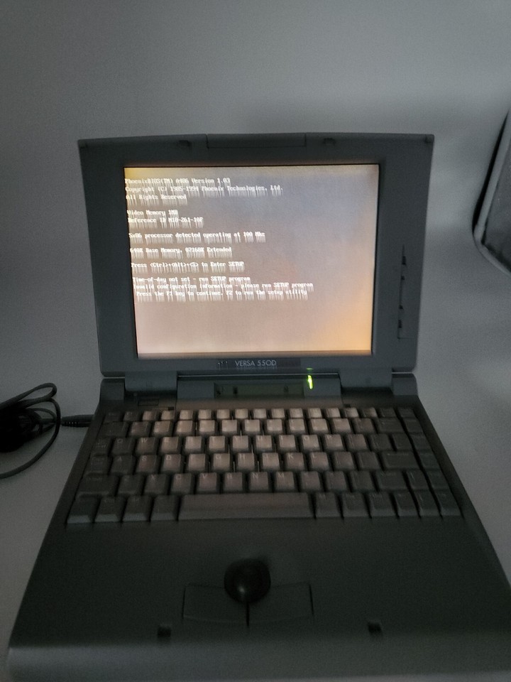 VINTAGE NEC Versa 550D Laptop Computer | eBay