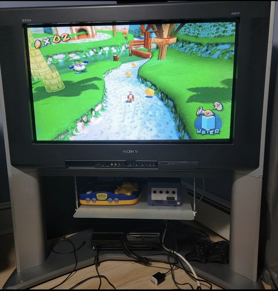 Sony 34" WEGA XBR HDTV KD-34XBR960 CRT HDMI High-Definition TV W/stand ...