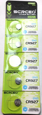 5 PACK CR927 LITHIUM 3V (EXP 12/29) DL927 ECR927 KCR927 BR927 US SELLER ...