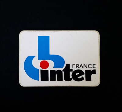 Autocollant / sticker radio logo France Inter | eBay