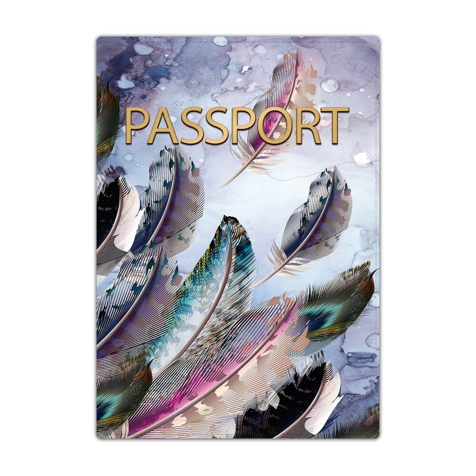Passport Holder Protector Cover Wallet Leather Travel European United ...