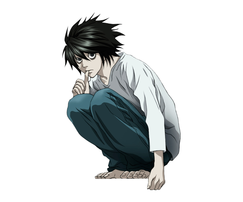 L Death Note Sitting Anime Death Note — ACE TECH