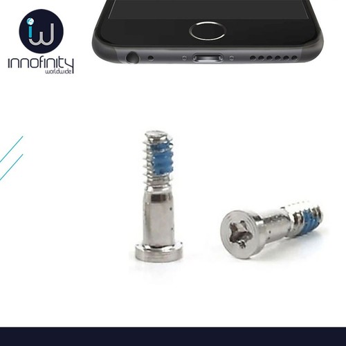 2 X Bottom Screws Pentalobe Screw set For iPhone 6S & 6S Plus - Silver ...