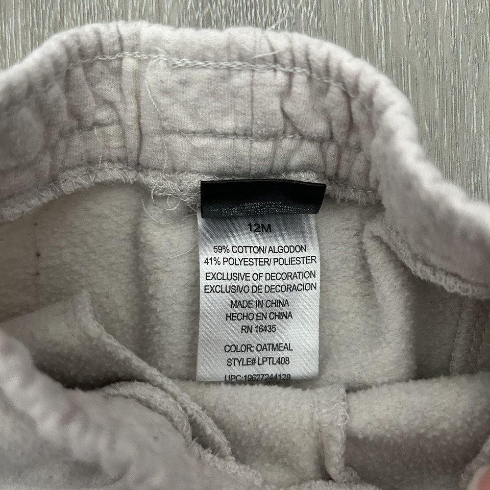 Disney Pixar Toy Story Buzz Woody Fleece Hoodie Pants Set Size 12 ...