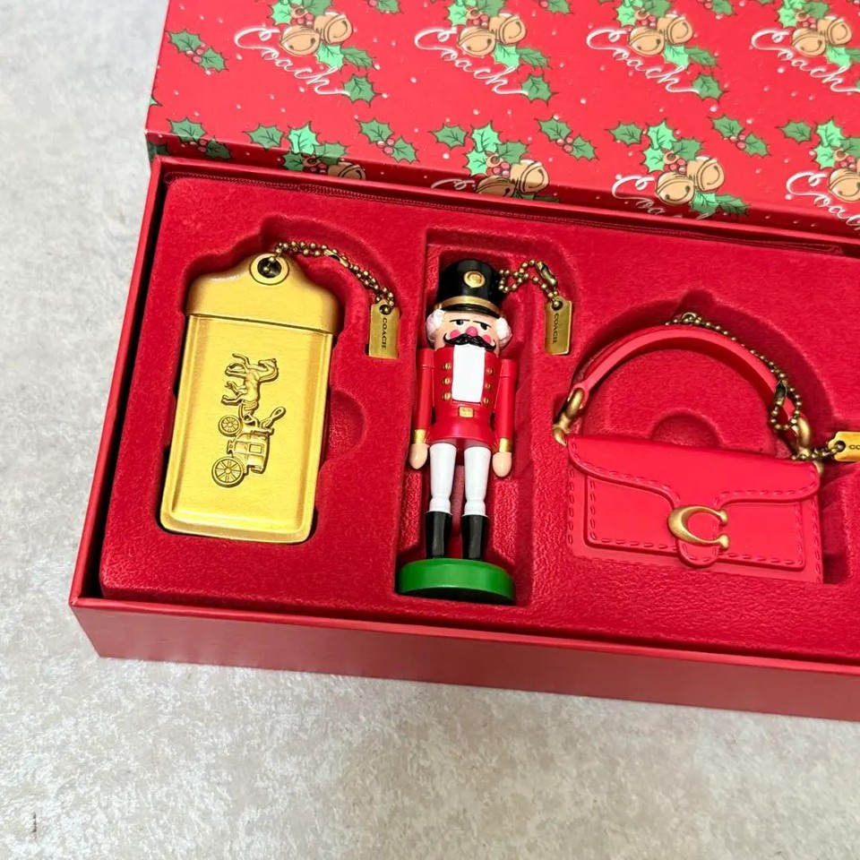 Coach Ornament Charm Christmas Carriage Nutcracker Bag With Box Japan ...
