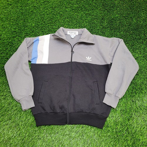 Vintage Y2K ADIDAS Colorblock Jacket Medium 20x24 Gray Blue | eBay