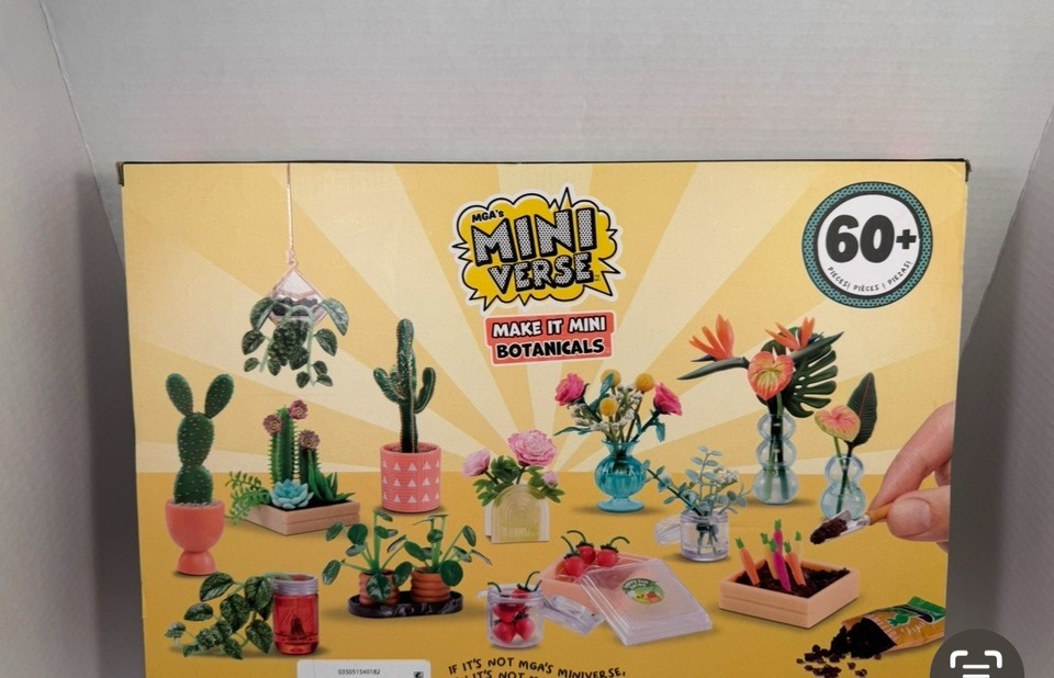 MGA's Miniverse Make It Mini Botanicals Farm to Table Flowers Plants 60 ...