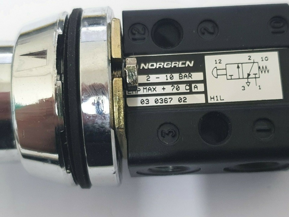 Bouton Poussoir 3/2 Ressort Ret , Norgren 03036702 1/8 Bsp | eBay