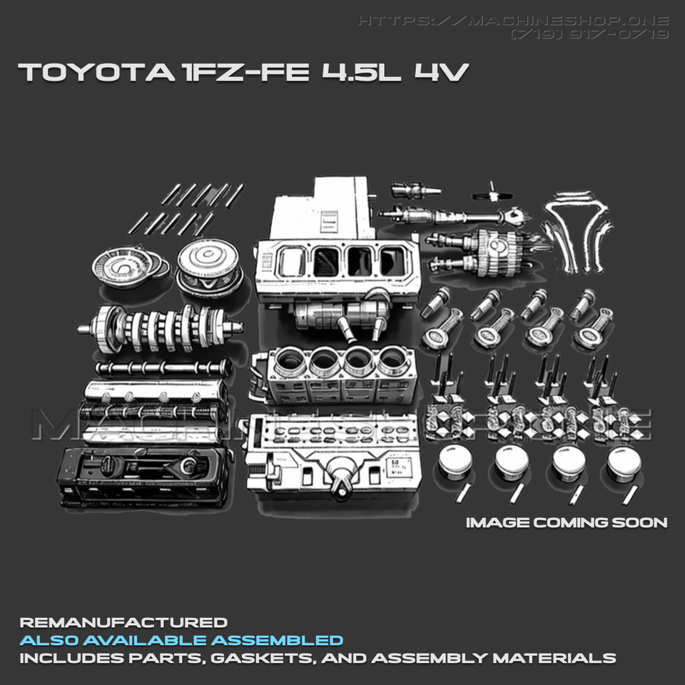 1992-2009 TOYOTA LandCruiser FZJ80 FZJ100 LX450 remanufactured engine ...
