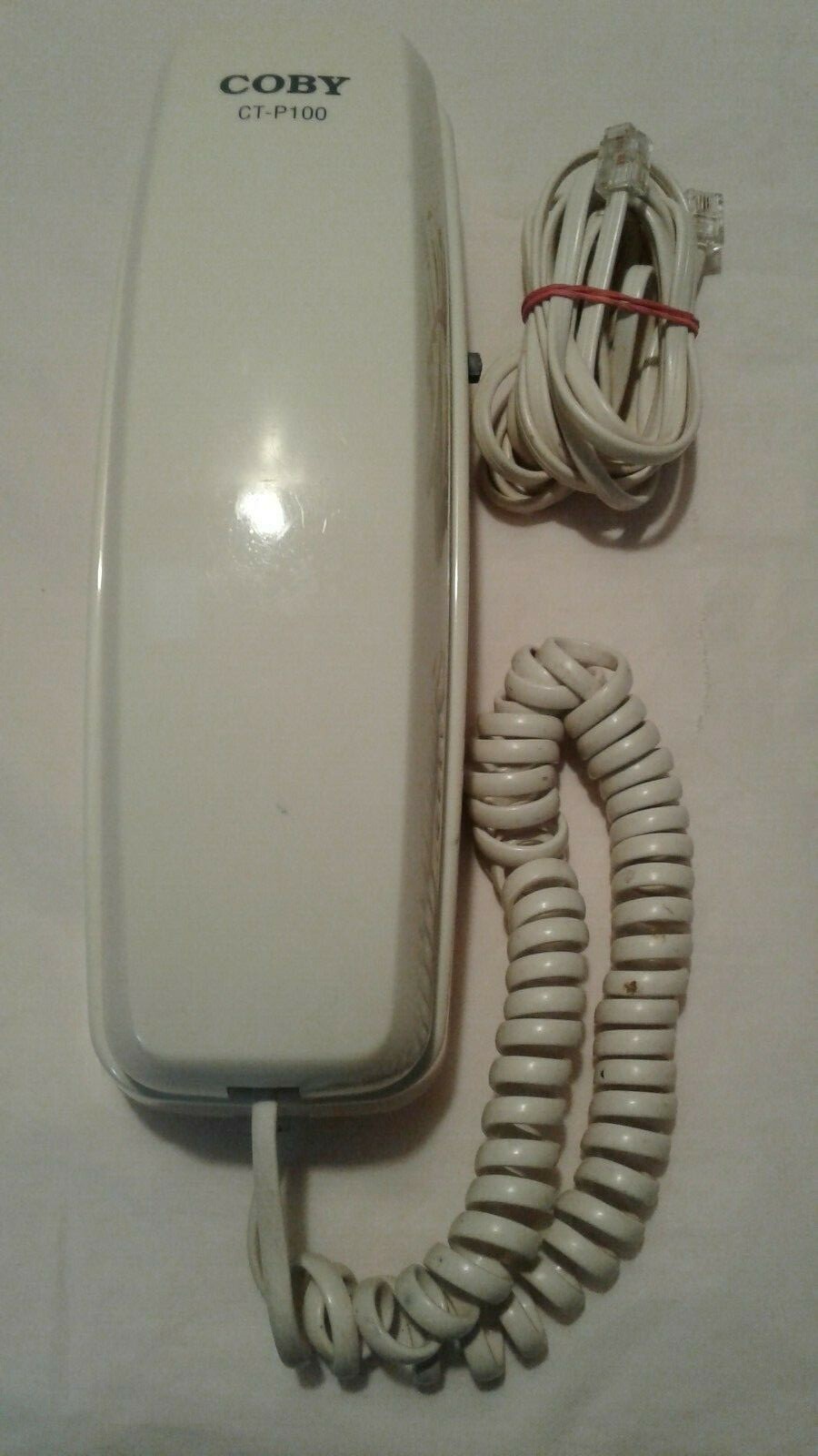 Vintage Coby Corded CT-P100 Telephone Home Phone Off White Sold As Is ...