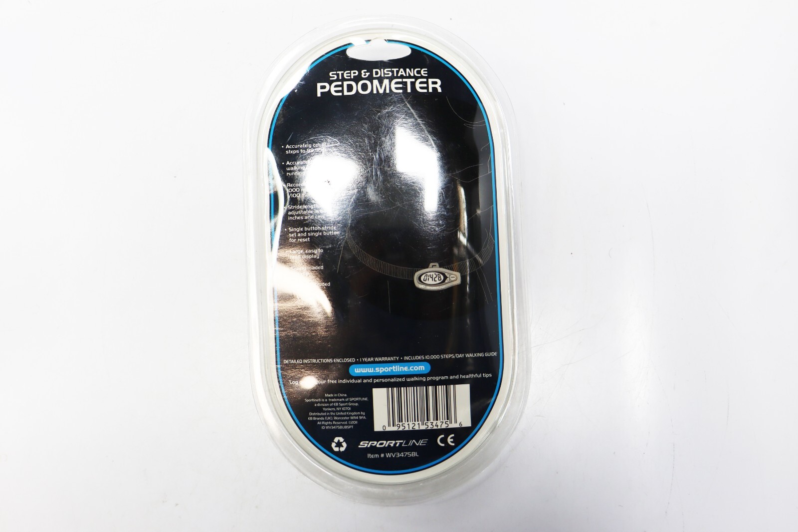 Needs Battery Lrii30 Sportline 340 Step & Distance Pedometer for sale ...