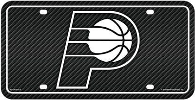 Indiana Pacers Metal Auto Tag License Plate, Carbon Fiber Design, 6x12 ...