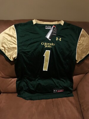 Under Armour Colorado State Rams Ncaa Football Jersey NWT Size XL Youth ...