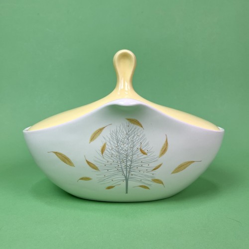 RARE Vintage Eva Zeisel Hallcraft Lidded Casserole Dish in Sunglow ...