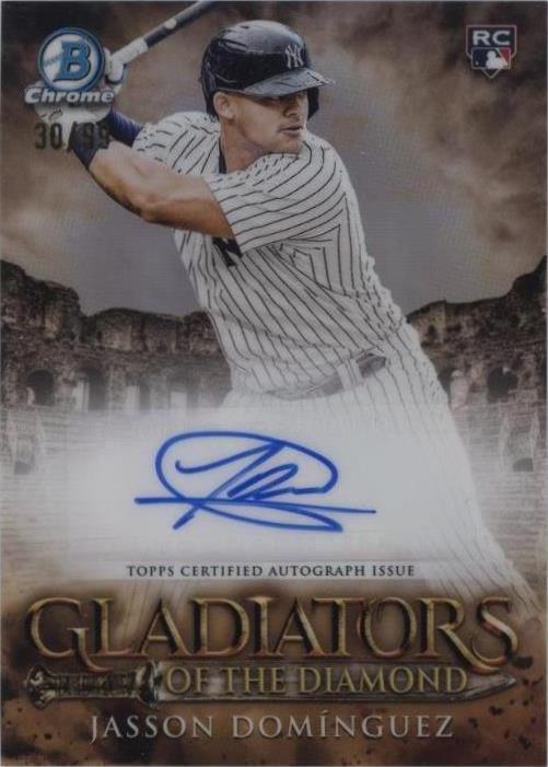 2024 Bowman - Gladiators of the Diamond Autographs Jasson Dominguez # ...