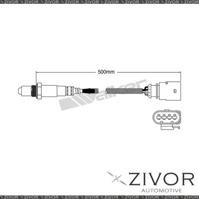 New BOSCH Post Catalytic Oxygen Sensor For Volkswagen Golf 1.4 Turbo ...