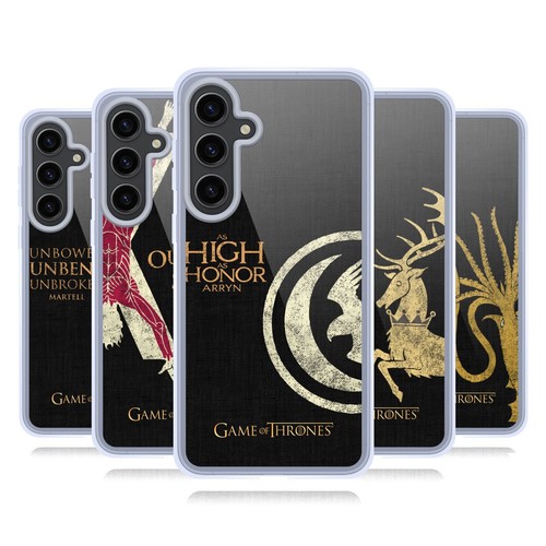 HBO GAME OF THRONES HOUSE MOTTOS GEL CASE COMPATIBLE WITH SAMSUNG ...