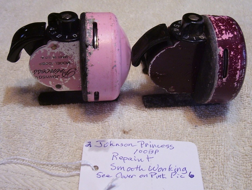 2 JOHNSON PRINCESS REELS SOLD AS PARTSREAD DESCRIPTION BELOW | eBay