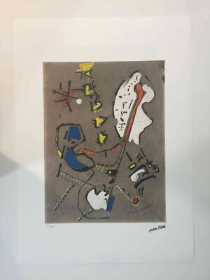 Jackson Pollock Lithography off set cm 50x70 signature on plate with ...