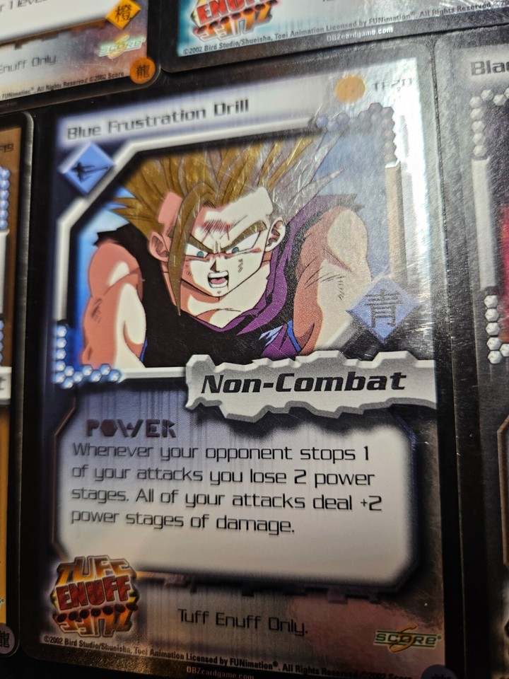 DBZ CCG 2002 Dragonball Z TCG Tuff Enuff Promo Limited Edition 20 of 22 ...