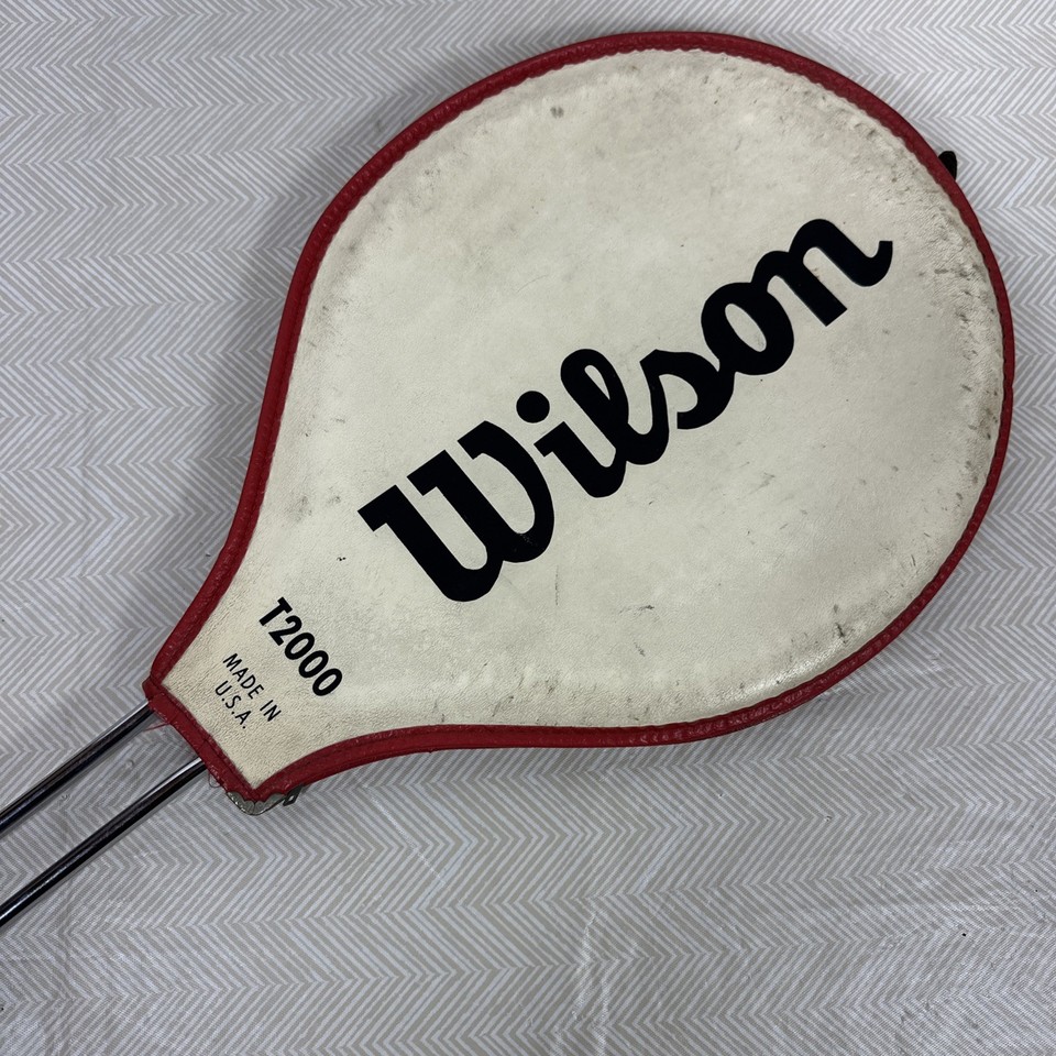 Vintage Wilson T2000 Tennis Racket Medium with Cover, Made in USA | eBay