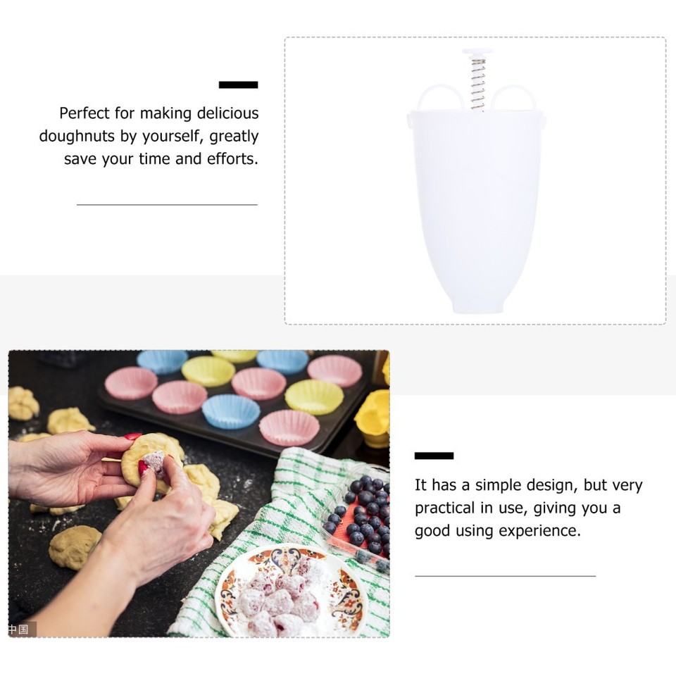 2Pcs Professional Small Donuts Maker Doughnut Making Tool Baking Lover ...