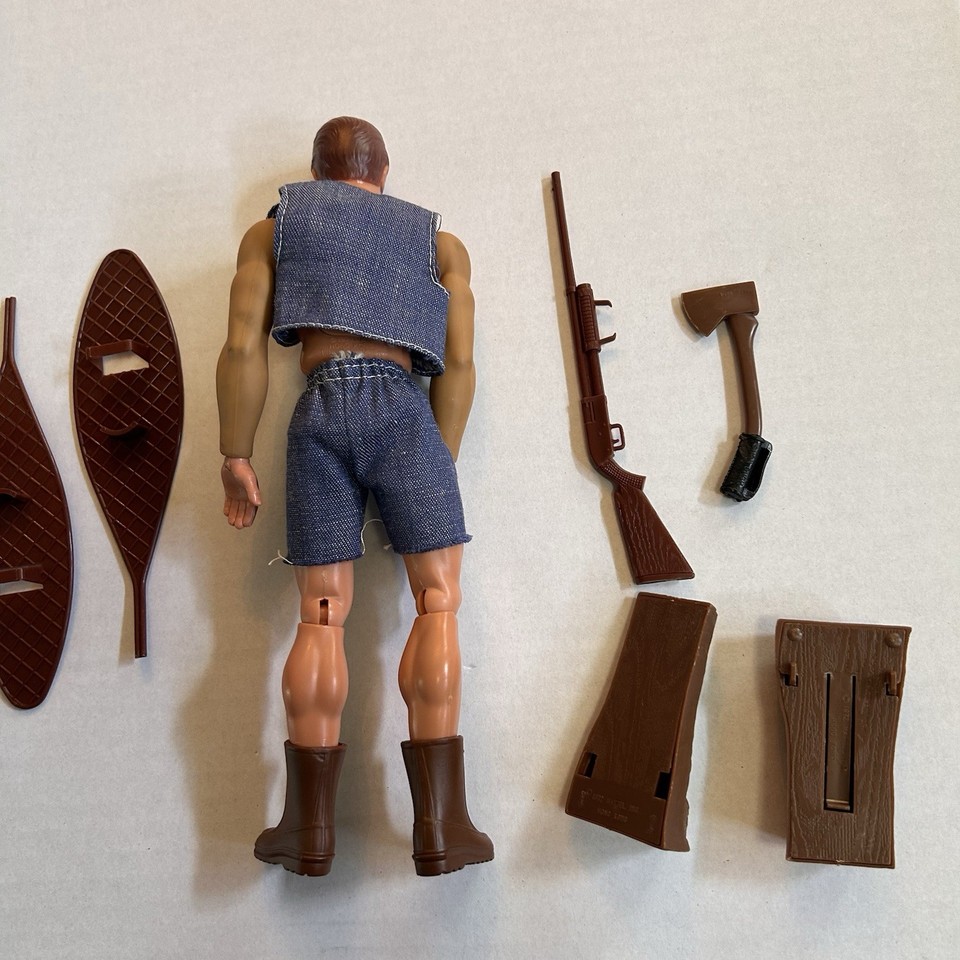 VTG 1971 Mattel Big Jim Big Josh Figure Complete w/ Gun, Axe, Wood ...