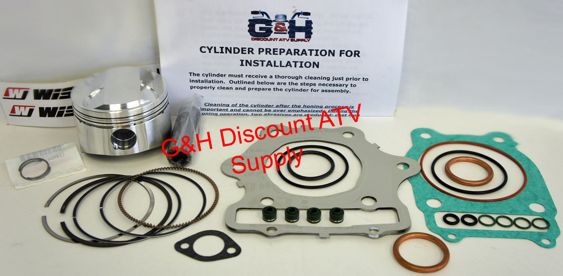 1985-86 Honda Atc 350X 350 X Engine Motor Top End Rebuild Kit Machining ...