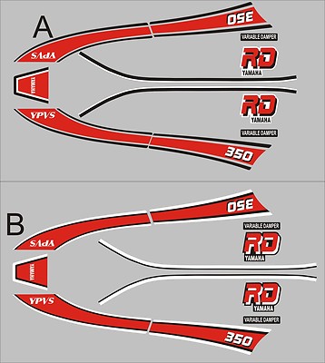 Decals for Yamaha RD 350N 1985. | eBay UK