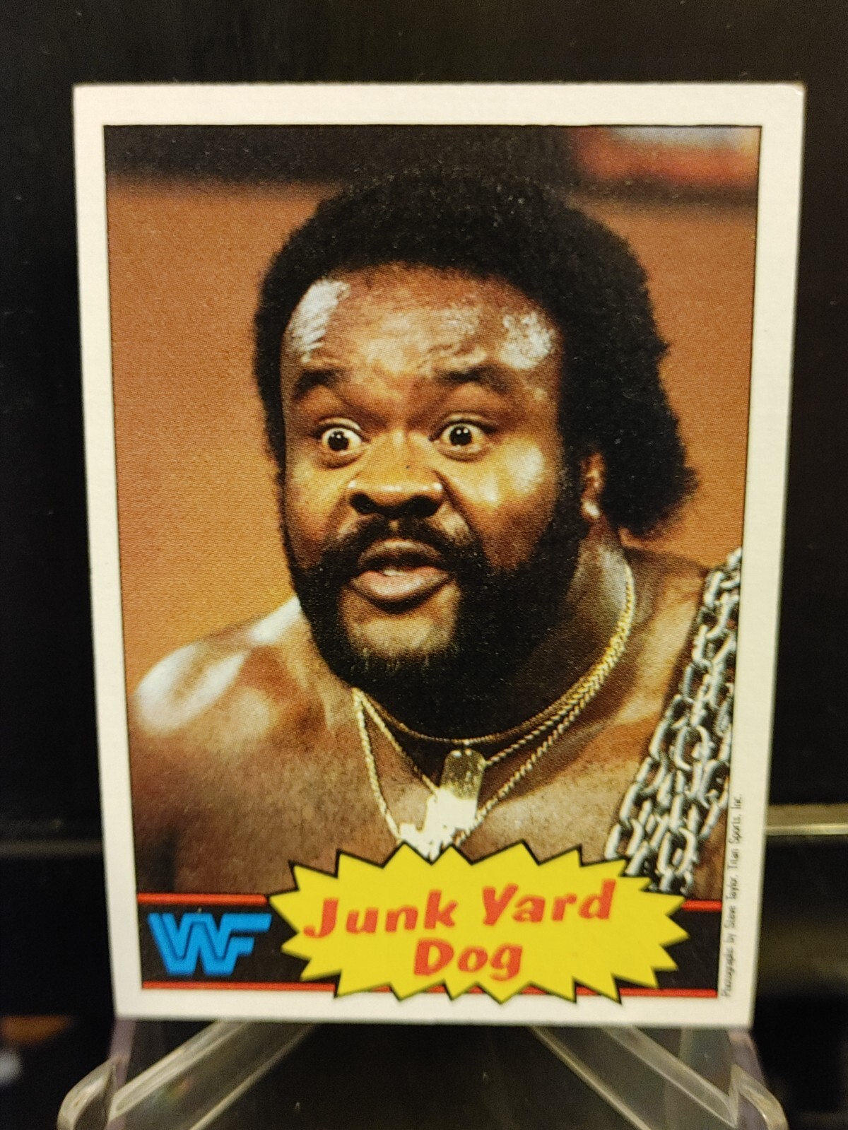 Junk Yard Dog 1985 Topps WWF #4 - B | eBay