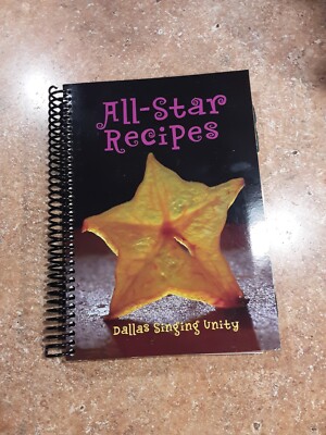 All Star Recipes from Dallas Singing Unity 2009 | eBay