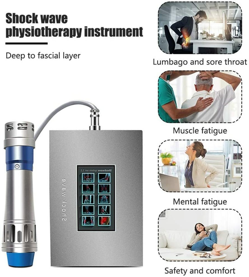 Shockwave Therapy Machine Shock Wave Body Massager for Pain Relief ED ...