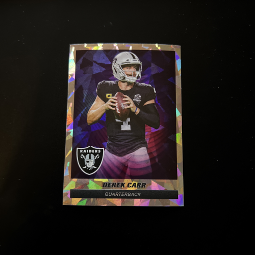 2021 Panini Stickers #264 Derek Carr STAR FOIL Las Vegas Raiders ...