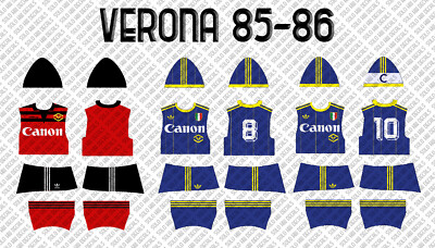 Subbuteo Decals Verona Campione d'Italia 1985 - 1986 | eBay