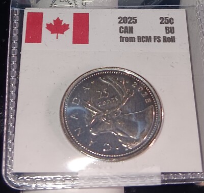 2025 Canada First Strike Proof Like BU KCIII 25¢ Cent Coin! Quarter 25c ...