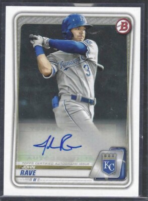 JOHN RAVE 2020 TOPPS BOWMAN PROSPECT AUTO #PA-JR | eBay