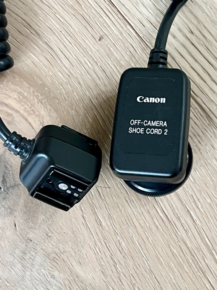 Canon Off-Camera Shoe Cord 2 - Flash TTL Extension Cable | eBay