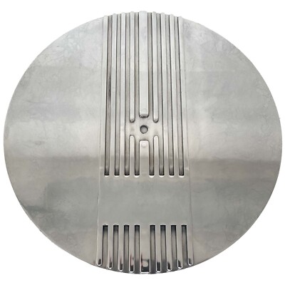 13" Round Air Cleaner Lid Kit - Polished with Narrow Fins - Custom ...