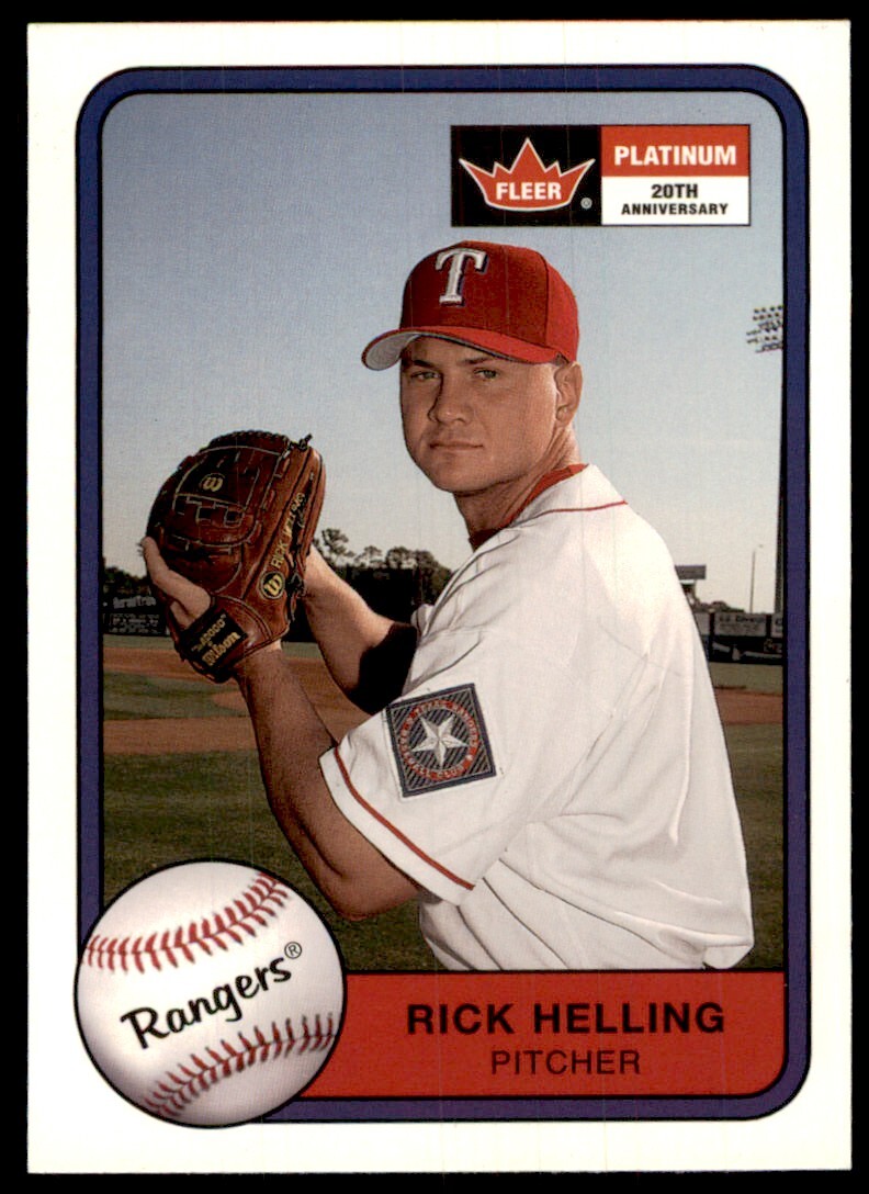 2001 FLEER PLATINUM RICK HELLING TEXAS RANGERS #152 | eBay