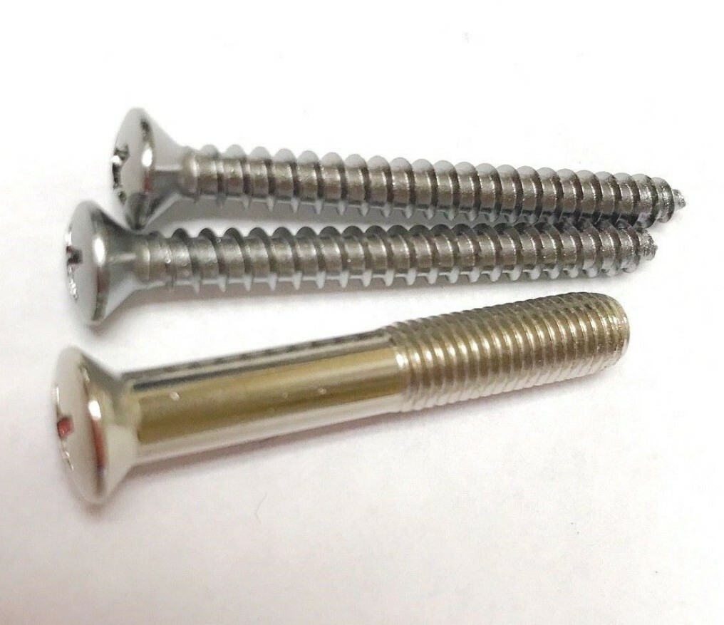 Vintage 70s 3 Bolt Neck Plate Micro Tilt Screw Chrome for Electric ...