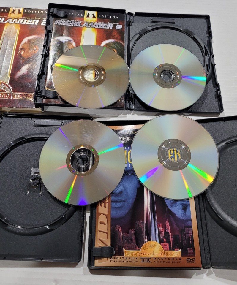 Highlander DVD Collection - Christopher Lambert Sean Connery Adrian ...