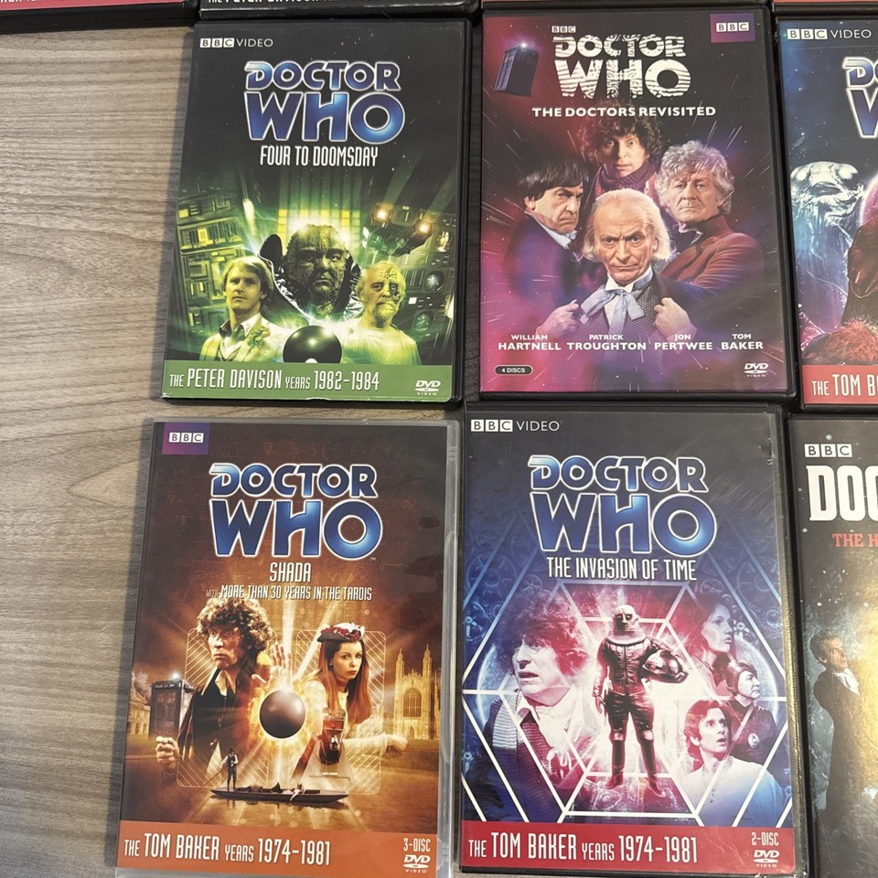 Doctor Who DVD Collection Complete Years 70s 80s Movies Lot 13 Shada ...