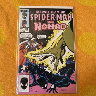 Marvel Team-Up #146 1984 Spider-Man and Nomad Black Suit Marvel Comic ...